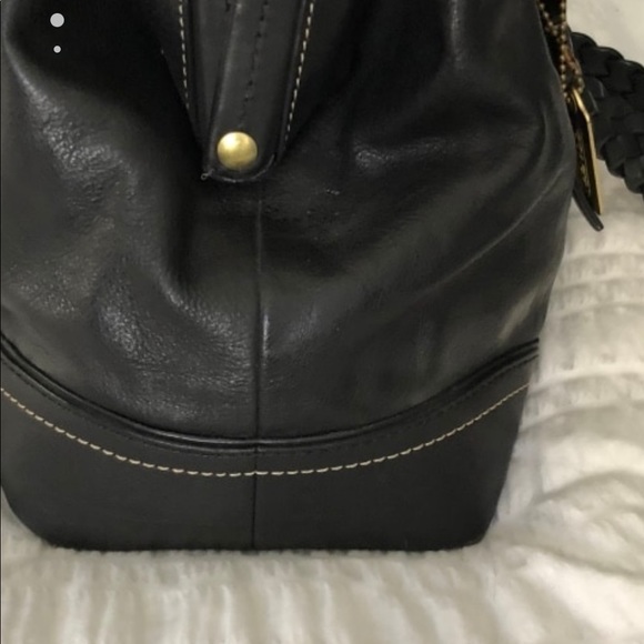 Bags | Coach Daphne Black Leather Doctor Satchel Shoulder | Poshmark